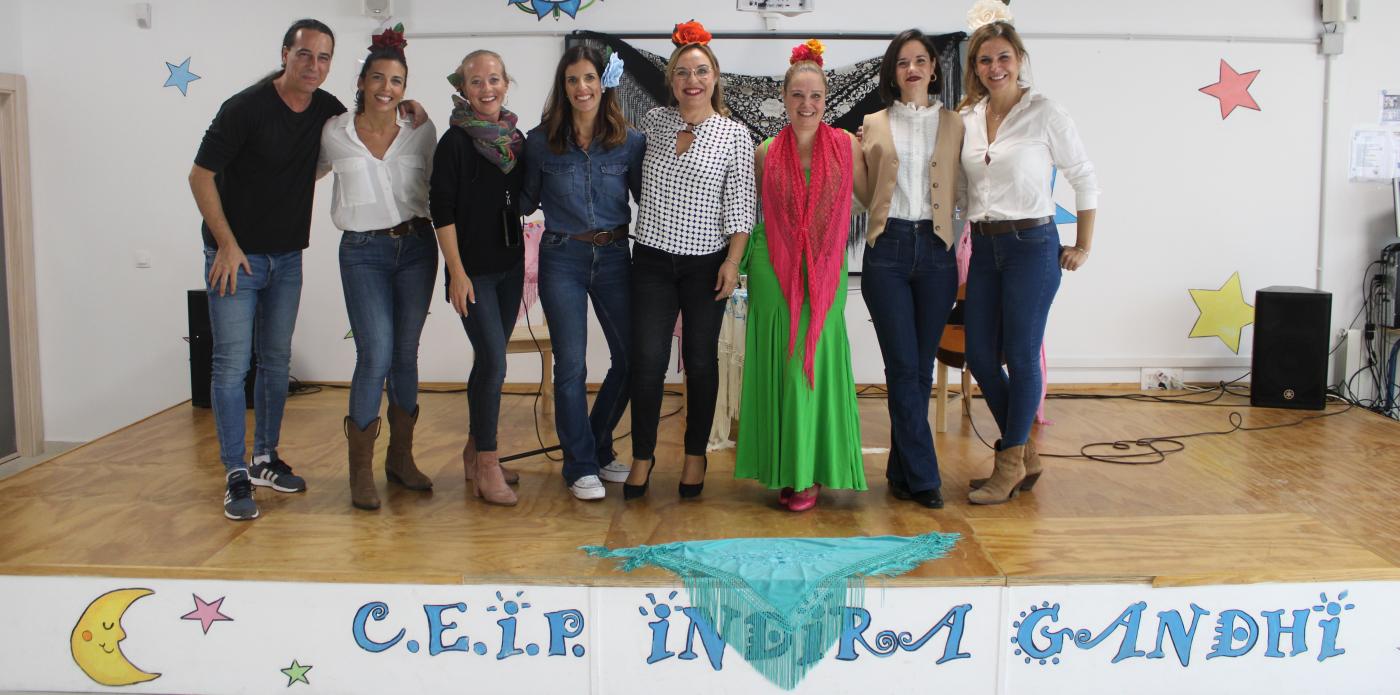 Jornada de puro flamenco en el colegio Indira Gandhi de Las Lagunas ...