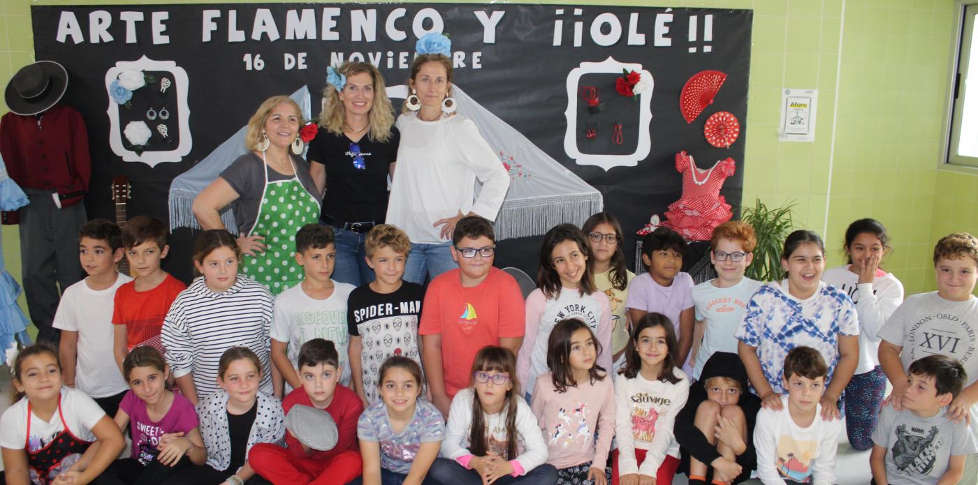 Jornada de puro flamenco en el colegio Indira Gandhi de Las Lagunas ...